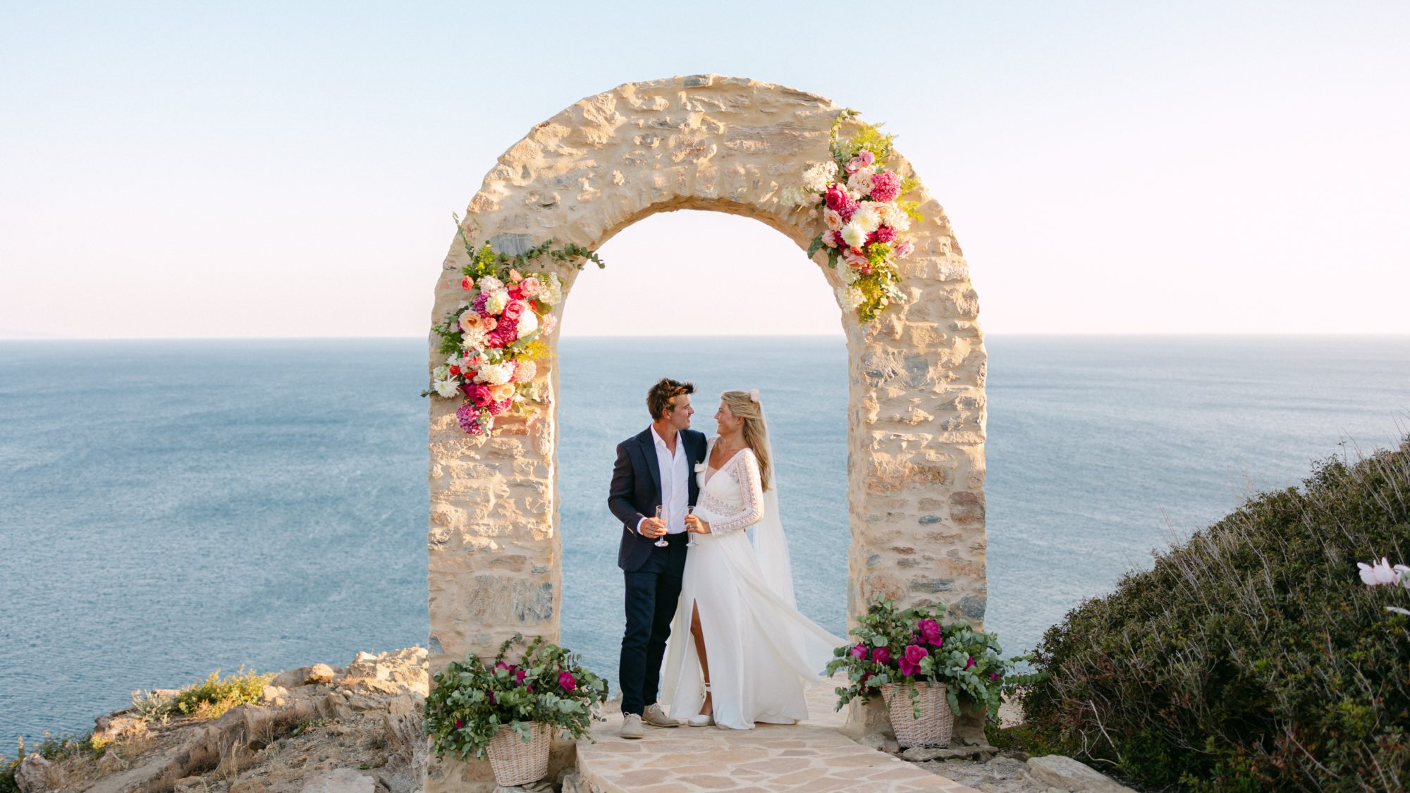 Mama Mia Wedding in Ιos Ιsland - Make Happy Memories